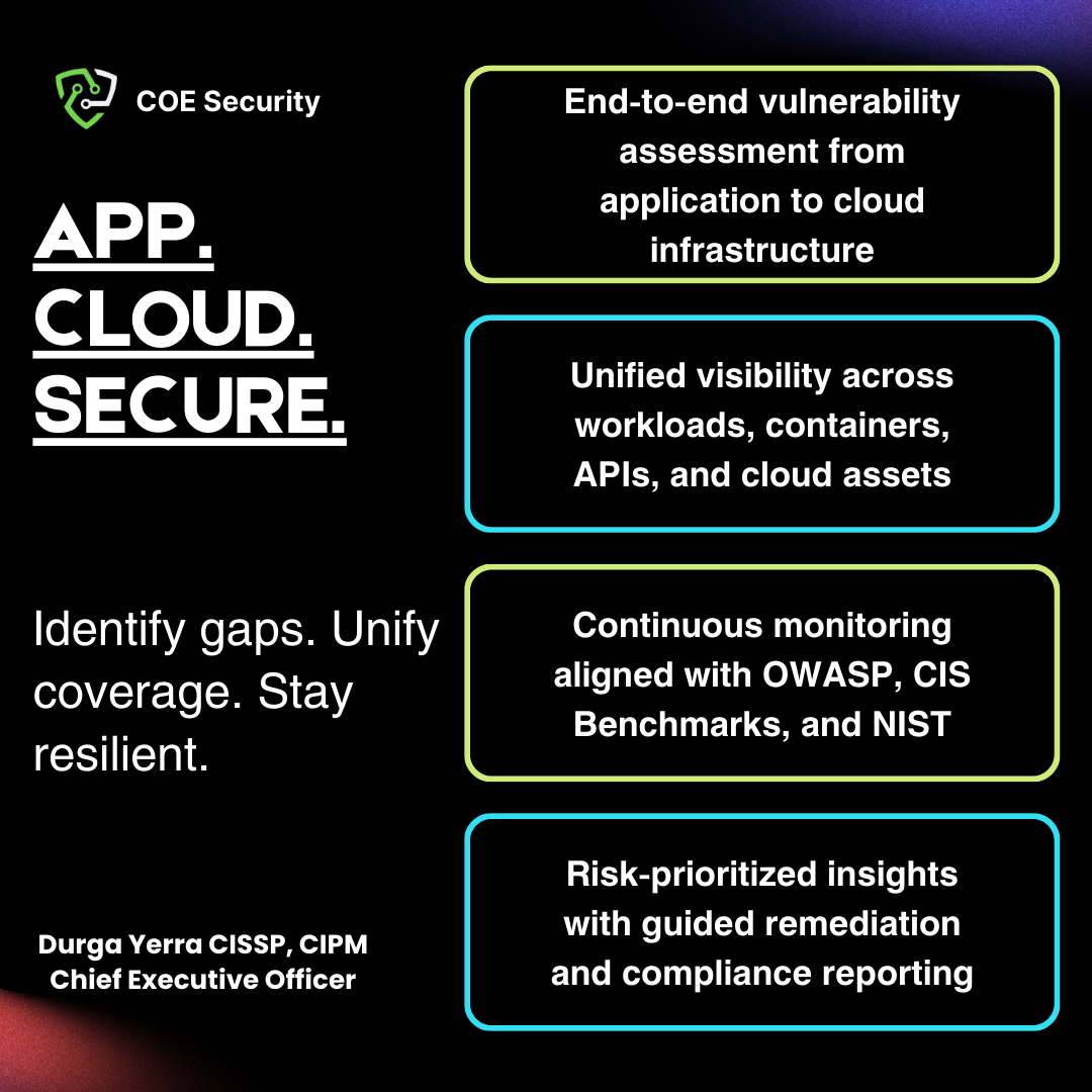 App to Cloud Vulnerability Management - Cybersecurity | COE Security