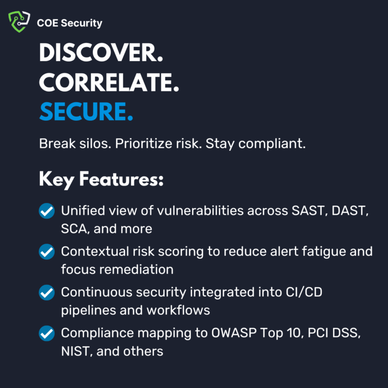 Application Security Posture Management - Cybersecurity | COE Security