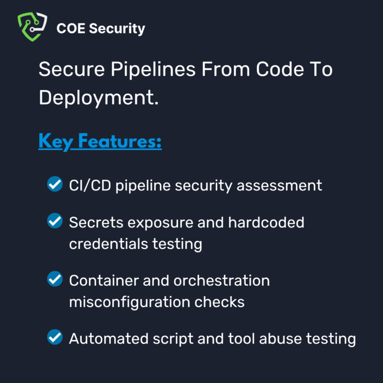 DevOps Security: Penetration Testing with COE Security