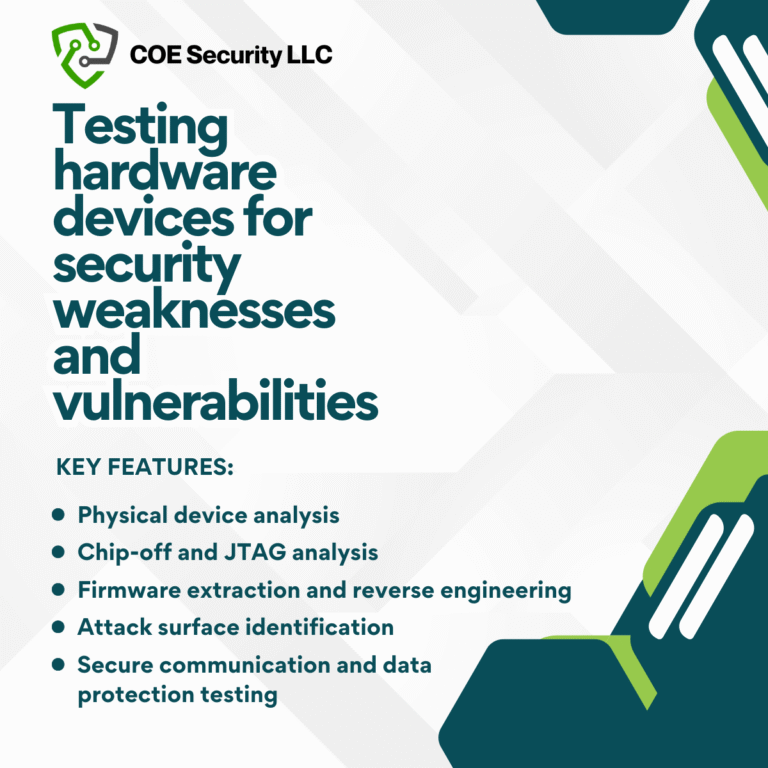 Hardware Penetration Testing Cybersecurity Coe Security